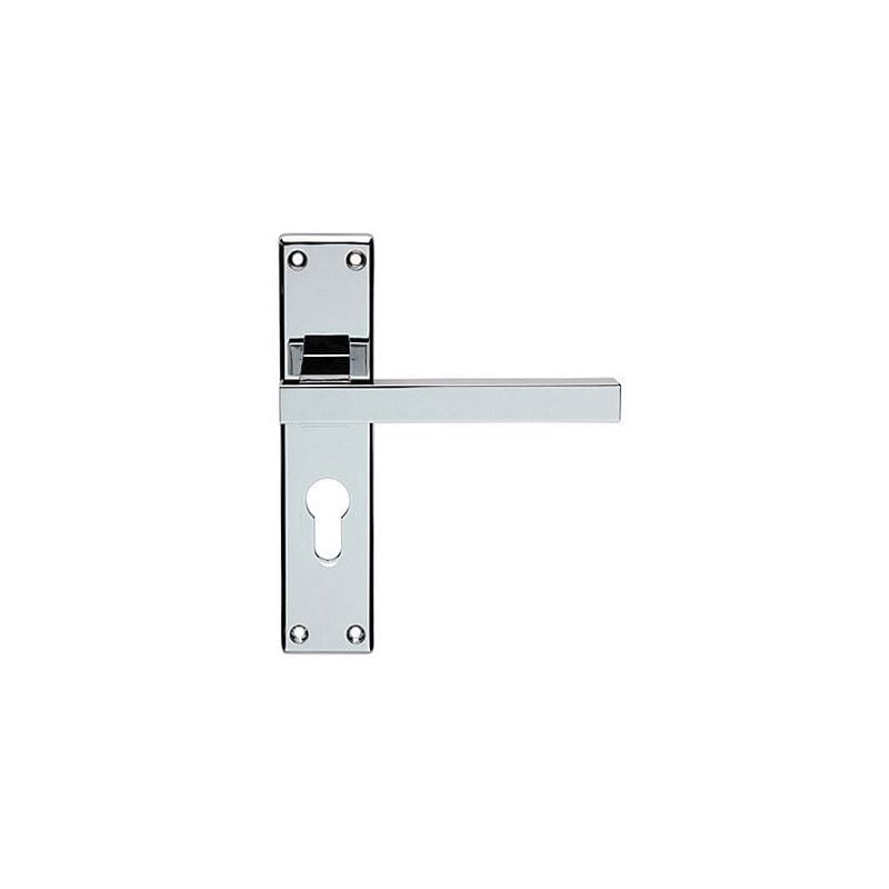 Stratus Designer Euro Lever on Backplate Door Handles | Z65 ...