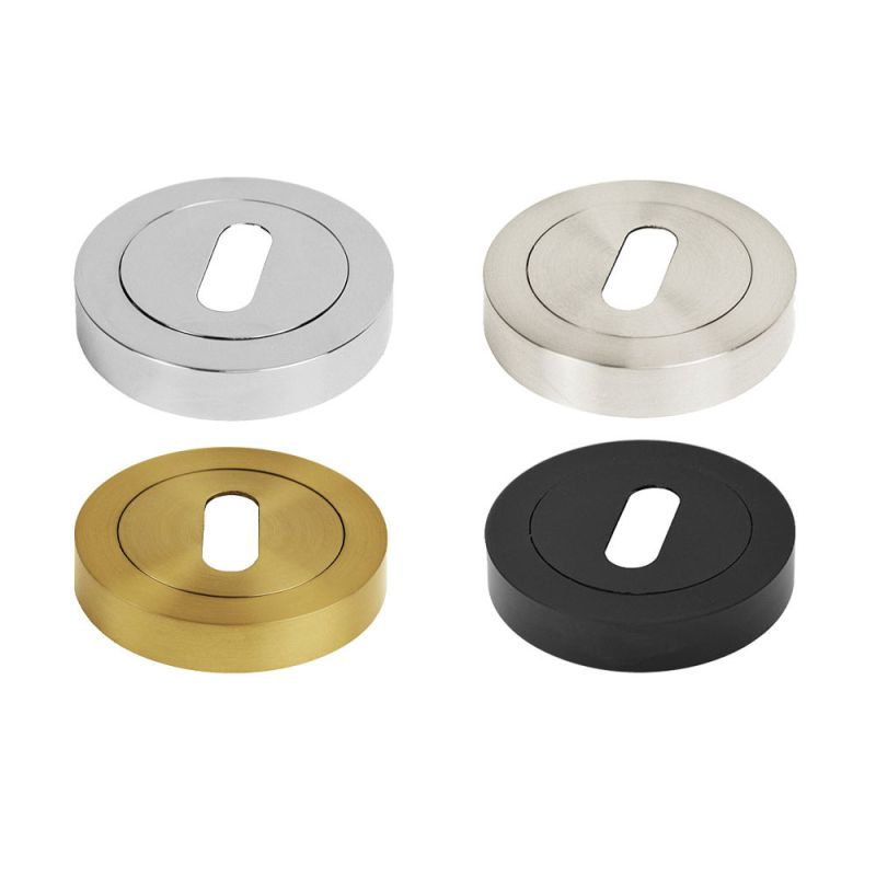 Z702 Escutcheon With Threaded Lock Cover and Rose | HandleStore