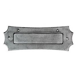 Chrome and Brass Letter Plates For Front Doors from HandleStore.com