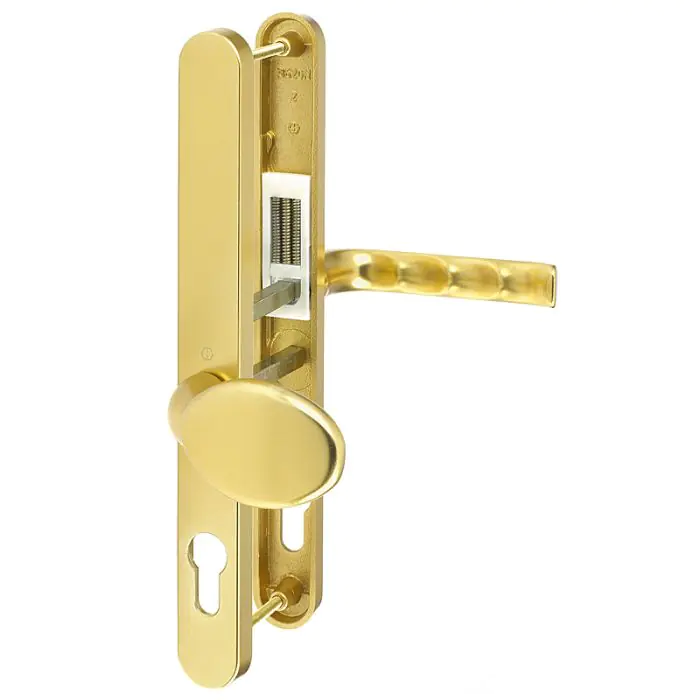 offset lever pad handle