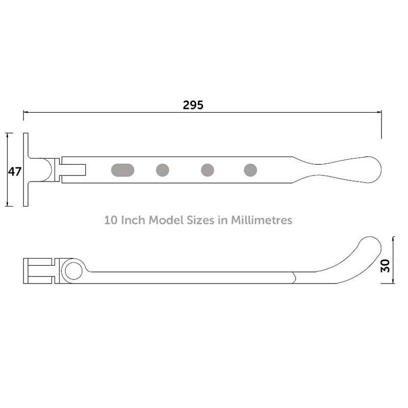 Quality Traditional Casement Window Stays Bulb Design - HandleStore